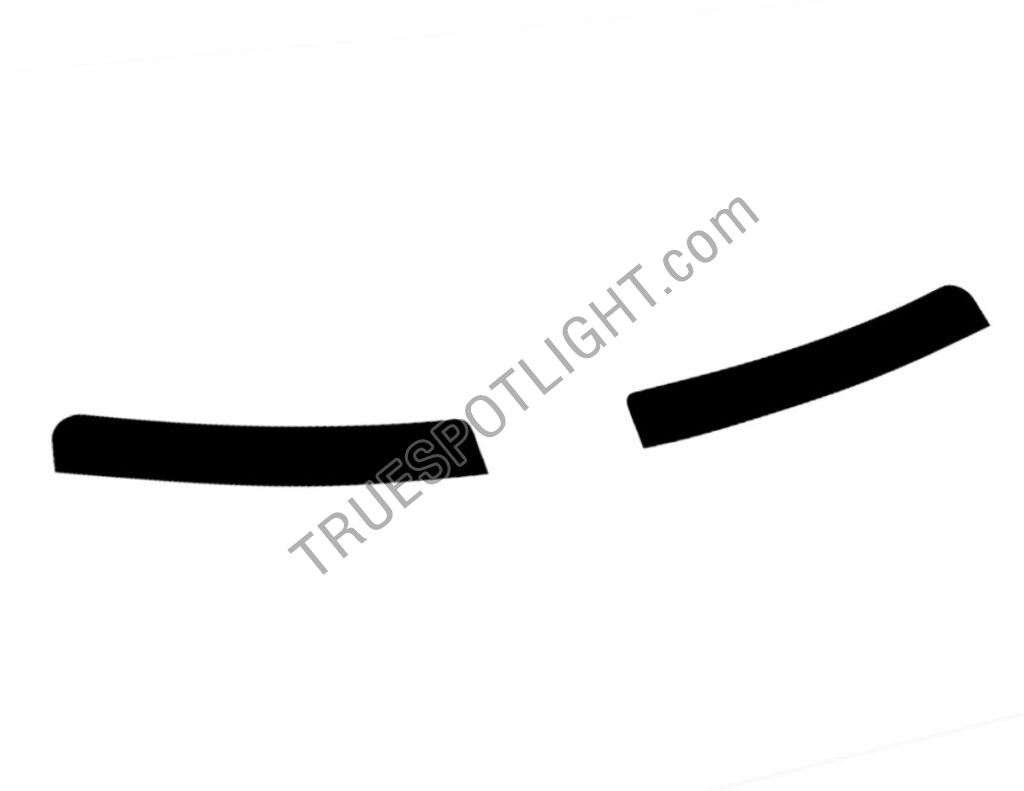 Top of Windshield Tint Eyebrows (3″) – True Spotlight Tech